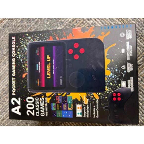 Video Games & Consoles | A2 Pocket Gaming Console With 20 Classic Games ...
